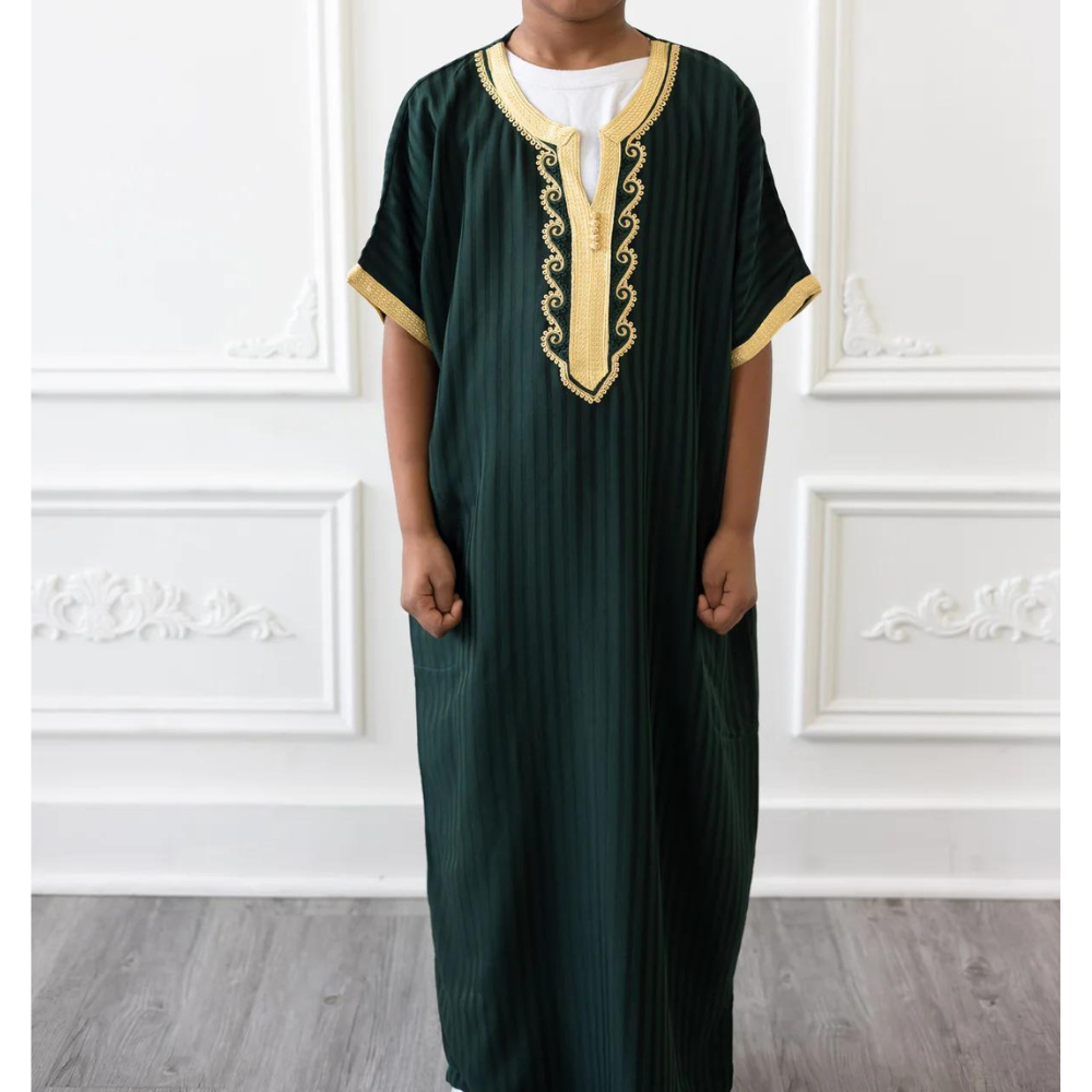 Mini Muslim Boys Moroccan Thobe