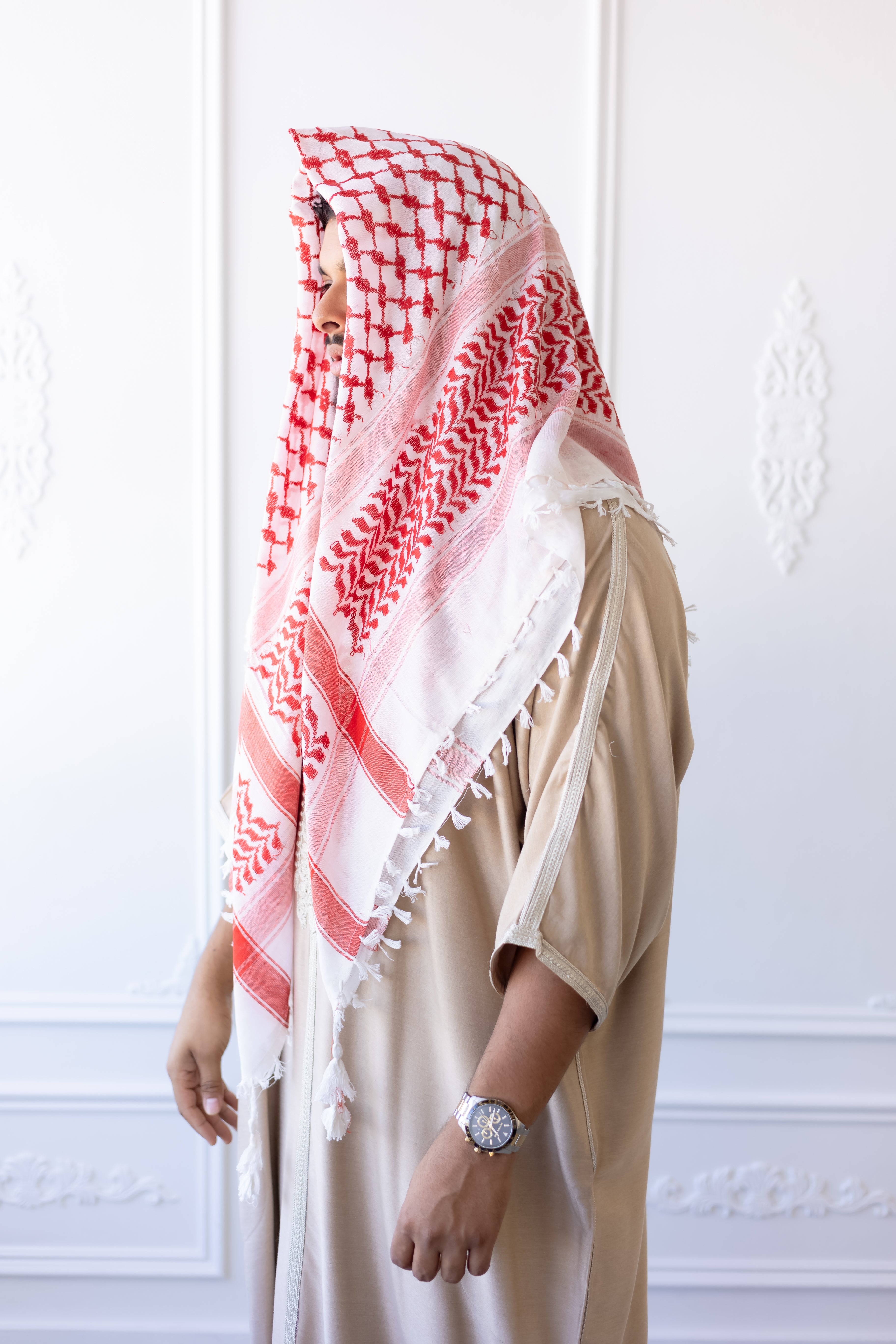 Imamah/Keffiyyah – Classic Red Heritage