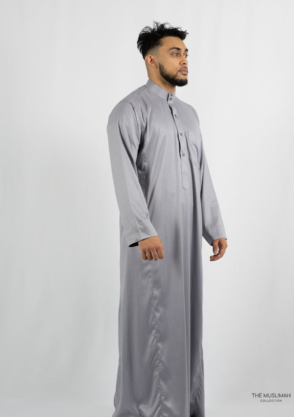 Saudi Style Collar Thobe